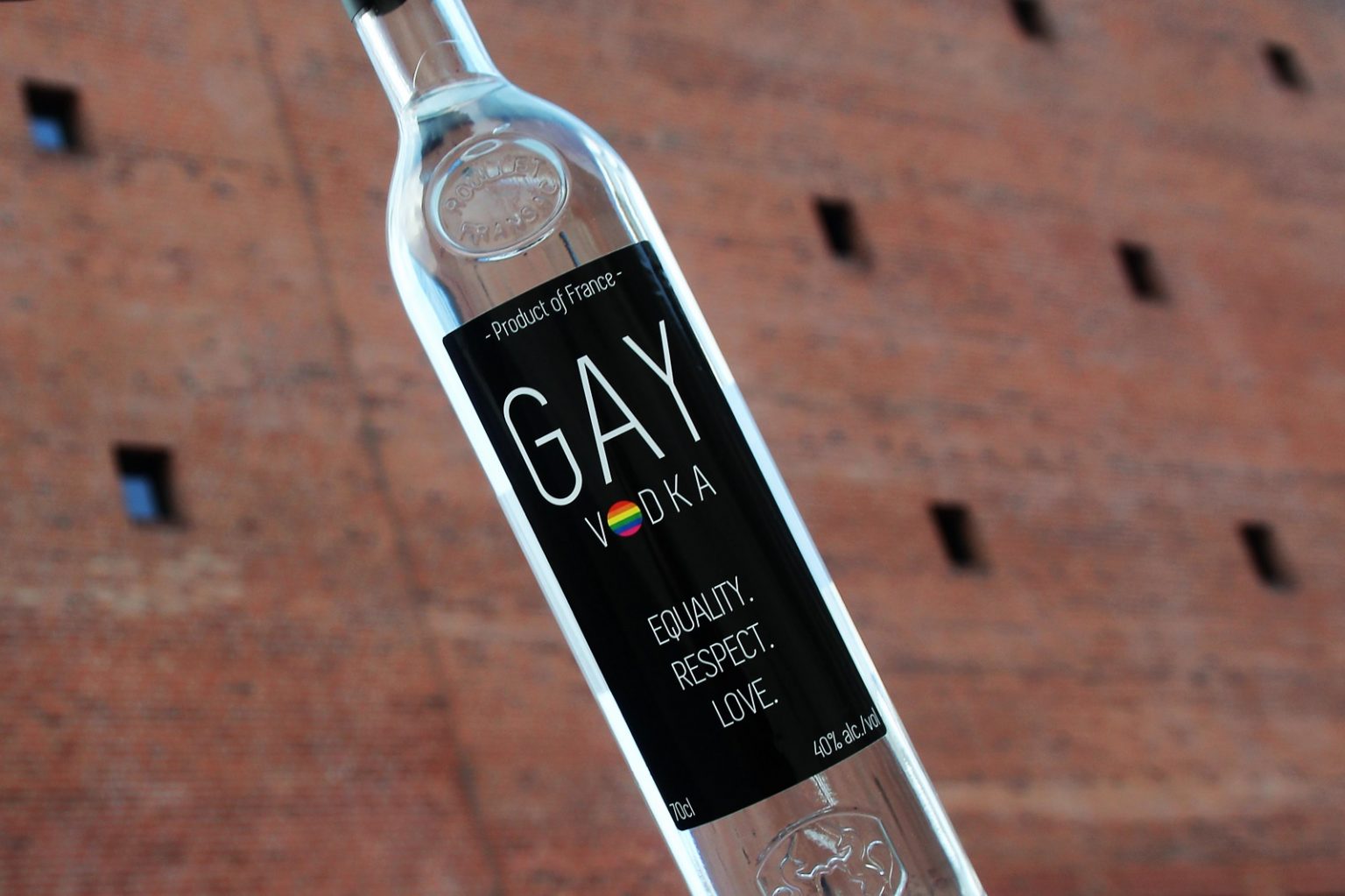 GAY VODKA - Equality. Respect. Love.